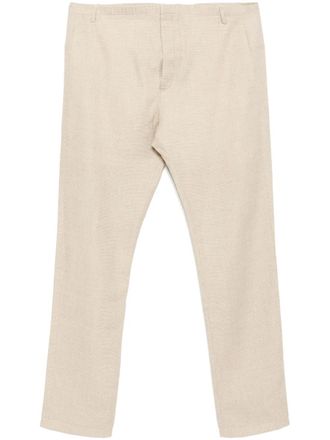 Label Under Construction pantalon à coupe droite - Marron