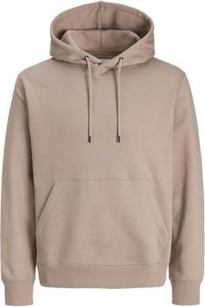 Jack & Jones Hood Jjestar Basic Sweat à Capuche Noos, Mocha Meringue, XS Homme