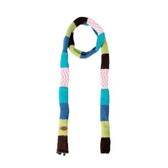 Generic &Eacute;charpe longue &eacute;l&eacute;gante en tricot de style r&eacute;tro, d&eacute;corative et chaude pour lautomne et lhiver., marron, taille unique