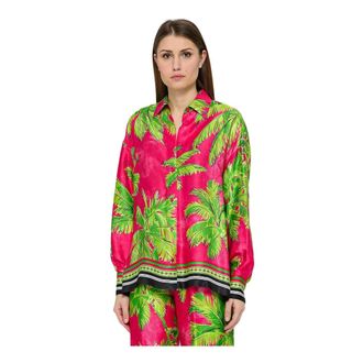 Ermanno Scervino Palm Print Shirt - - Blouses & Shirts - Damen - Mehrfarbig - S