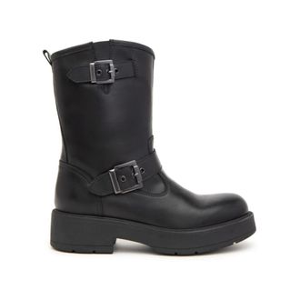 Nero Giardini Lederstiefeletten mit Schnalle - - Shoes - Damen - Schwarzk - 37 EU
