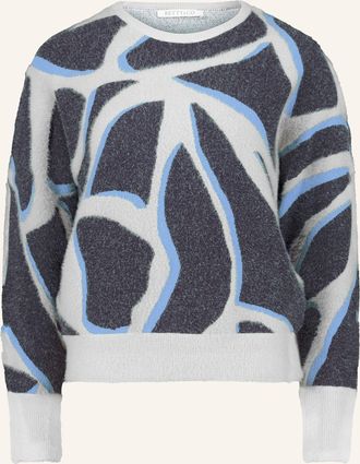 Betty&Co Betty&Co Strickpullover Mit Muster grau