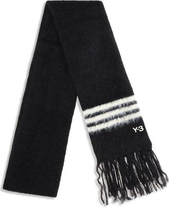 Yohji Yamamoto Brushed Recycled Polyamide Scarf - Black