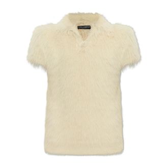 Dolce & Gabbana Pullover mit kurzen &Auml;rmeln - - Knitwear - Herren - Beige - M