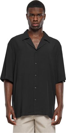 Urban Classics Herren Hemd Loose Viscose Shirt, Lässiges Halbarm Hemd für Männer, Umlegekragen, mit Knopfleiste, Größen S-5XL