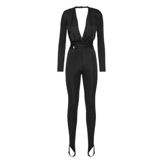 Philipp Plein Femme, Combinaisons et Ensembles, Noir, Taille: 40 FR Jumpsuit