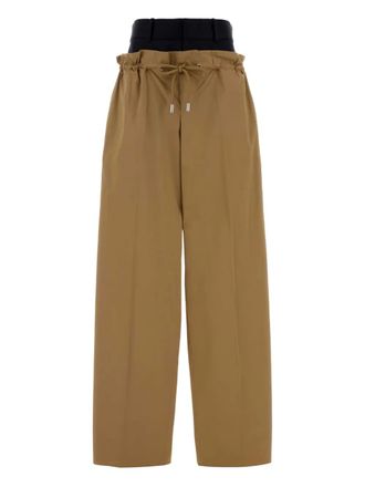 Dsquared2 pantalon à lien de resserrage - Marron