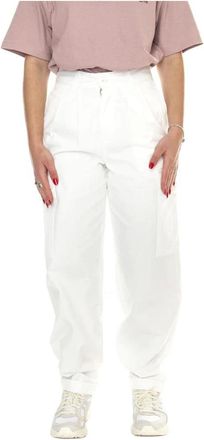 Carhartt Work in Progress Femme, Pantalons, Blanc, Taille: W29 Straight Pantalons