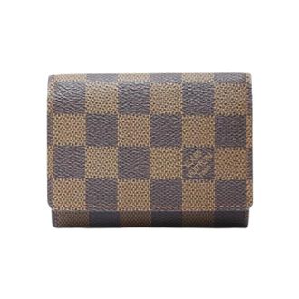 Louis Vuitton unisex, Pre-owned, Brun, Taille: ONE Size Portefeuille en toile Pre-owned