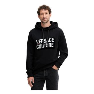 Versace Jeans Couture Kapuzenpullover - - Sweatshirts & Hoodies - Herren - Schwarzk - L