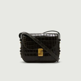SOEUR SAC BELLISSIMA MINI VERT OLIVE CROCO
