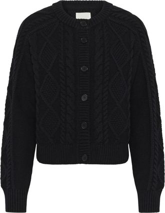Part Two Femme, Pulls, Noir, Taille: 42 FR Cardigans