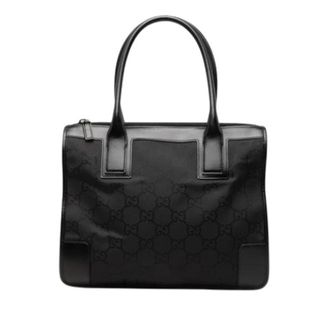 Gucci Pre-owned Vintage Nylon Tote - Femme - Pre-owned - Noir - Taille: ONE Size