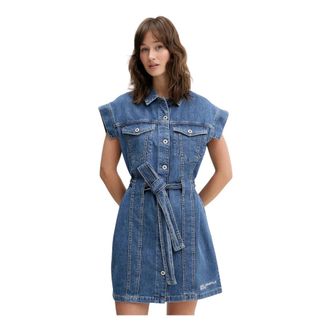 Karl Lagerfeld Robe chemise en jean - Femme - Robes - Bleu - Taille: 42 FR