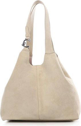 Coccinelle Femme, Sacs, Beige, Taille: ONE Size C-Easy Suede Hobo Bag