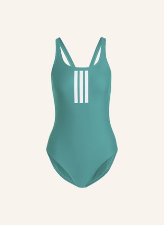 adidas Badeanzug 3-Streifen gruen