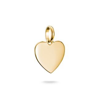 Thomas Sabo Thomas Sabo Charm Club Connect Charm-Anh&auml;nger Herz 18k Vergoldung Recyceltes 925 Silber CC1272-413-39
