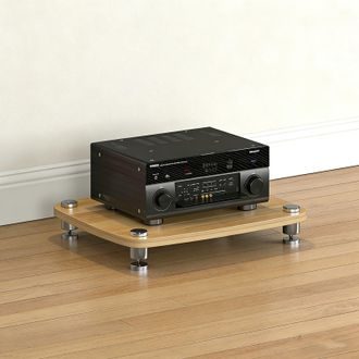 Generic HiFi Regal AV-Medienst&auml;nder mit 1-4 Ebenen, HiFi-Lautsprecherschrank mit Vibrationsd&auml;mpfung, Regal for Unterhaltungselektronik und Videospielkonsolen 
