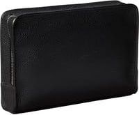 Calvin Klein Pochette zipp&eacute;e effet cuir