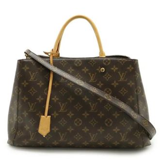 Louis Vuitton Sac &agrave; main en toile Pre-owned - Femme - Pre-owned - Brun - Taille: ONE Size