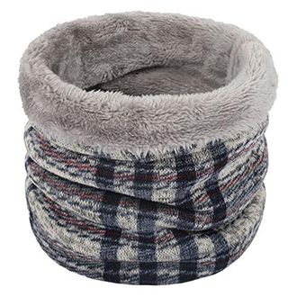 Generic &Eacute;charpe dhiver Cache-cou Gu&ecirc;tres Hommes Femmes Temps froid Tricot Polaire chaude Tube de ski Foulards circulaires Cadeau coupe-vent, 14, taille unique