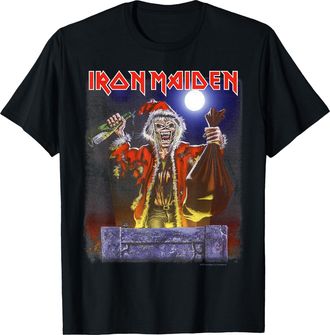 Iron Maiden No Prayer Santa Eddie Christmas T-Shirt