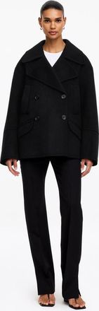 Arket Cabanjacke Aus Wollmischung -Schwarz