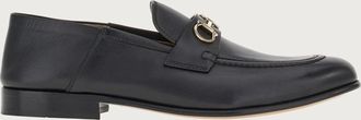 Ferragamo Damen Loafer Mule mit Gancini Schwarz Größe 34.5