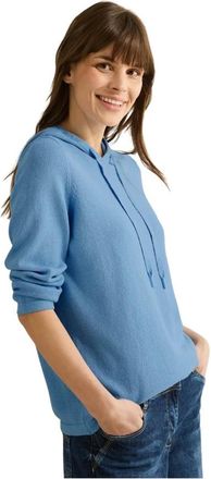 Cecil Damen, Sweatshirts & Hoodies, Blau, 2XLGr&ouml;&szlig;e
