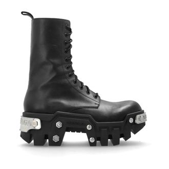 Balenciaga Bulldozer Schn&uuml;rstiefel - - Shoes - Damen - Schwarzk - 40 EU