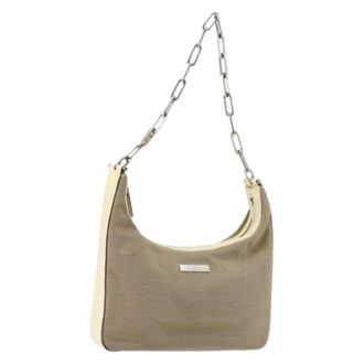 Gucci Pre-owned Canvas Schultertasche - - Pre-owned - Damen - Beige - ONE SIZE