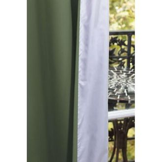 MOONDREAM ThermActiv Rideau Thermique Hiver+&Eacute;t&eacute; | Isolant Anti-Chaleur et Anti-Froid | Technologie Brevet&eacute;e | Fabrication UE | Galons fronceurs | Vert MC533 | 1