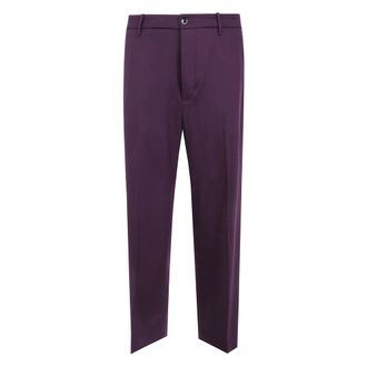 Nine In The Morning Pantalon large Apollon - Homme - Pantalons - Violet - Taille: M