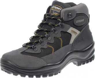 Grisport Unisex Trekking- und Stadtschuhe, wasserdicht, verst&auml;rkt, Gritex, rutschfest 4S auch + Gadget (dunkeloliv Wildleder, 45, EU Schuhgr&ouml;&szlig;ensystem, Erwachs