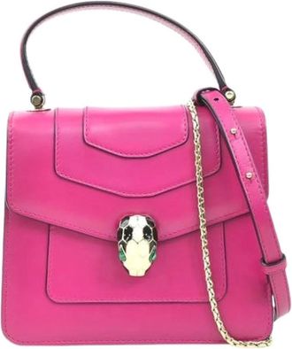 Bulgari Sac &agrave; main vintage Pre-owned - Femme - Pre-owned - Rose - Taille: ONE Size