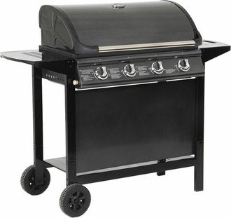 Happy Garden Happy Garden - Barbecue au gaz reno - 4 br&ucirc;leurs avec thermom&egrave;tre 14kW