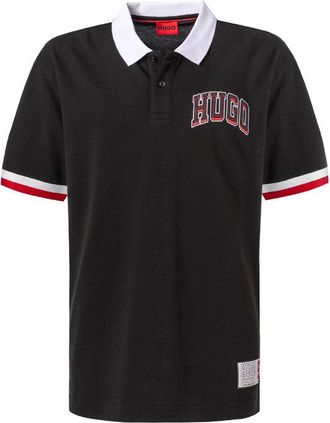 HUGO BOSS Herren Polo-Shirt schwarz