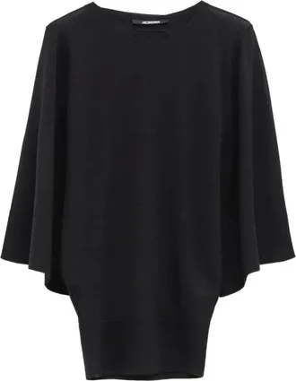 Jacquemus Femme, Pulls, Noir, Taille: 38 FR Mananco Knit