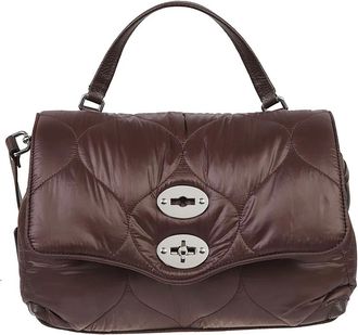 Zanellato Femme, Sacs, Brun, Taille: ONE Size Sac en tissu technique matelass&eacute;