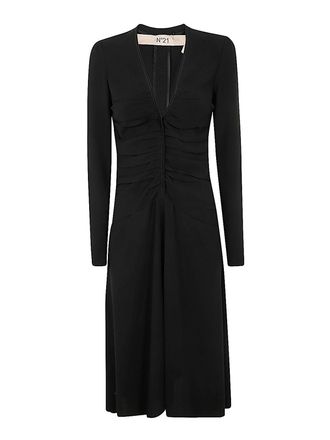 N°21 Robe Au Genou - Noir