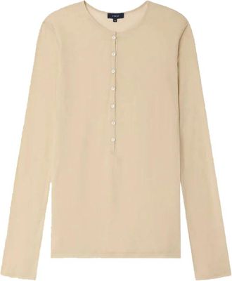 SOEUR Soeur, Femme, Tops, Beige, Taille: 38 FR Isabella Cotton T-Shirt