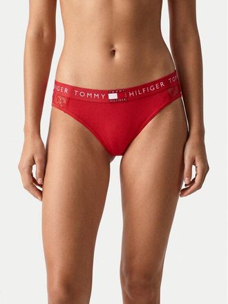 Tommy Hilfiger Klassischer Damenslip UW0UW06681 Rot