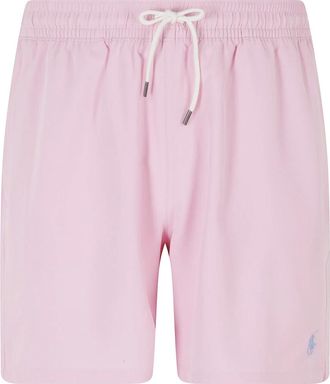 Polo Ralph Lauren Homme, Maillots de bain, Rose, Taille: XL Traveler Mid Trunk