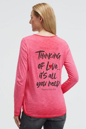 soccx Langarmshirt mit Brusttasche