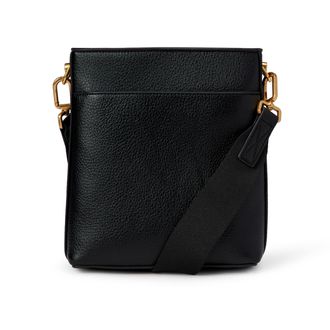 Amazon Essentials Damen Schlanke Umh&auml;ngetasche aus Kunstleder, Schwarz, Einheitsgr&ouml;&szlig;e