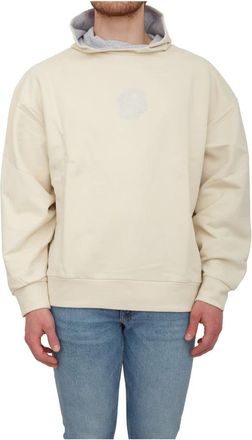 HUGO BOSS Homme, Sweatshirts et sweats &agrave; capuche, Beige, Taille: M SweaT-shirt Avorio