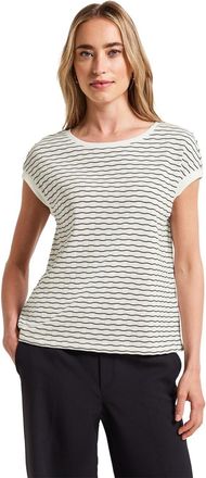 Street One Damen Shirt mit welligen Streifen