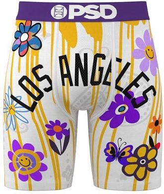 PSD | Boxers LA Daisies pour Homme | Coupe Boxer avec Poche Micromesh | Respirants, Extensibles dans 4 Directions | Ceinture en Microfibre (FR/ES, Alpha/L