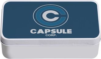 Fabulous Box aus Metall, Blau - Capsule Corp. Geek Videospiele Serie Film - 11 x 18,5 x 5,5 cm - Aufbewahrungsbox, Schlüssel, Werkzeug, Brotdose, Zucker, Kekse