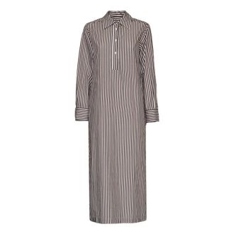 Robert Friedman Langes Hemdblusenkleid - - Dresses - Damen - Grau - L